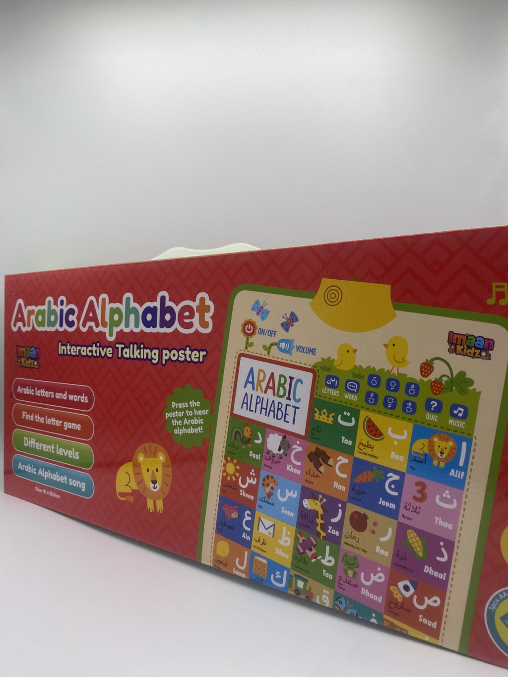 Arabic Alphabet Talking Poster| Imaan Kidz – Islamic Collections